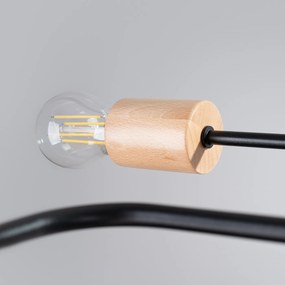 Sollux Lighting Lustr TIMBO 8 černý
