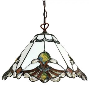 Závěsné světlo Tiffany Rousse – 31x107 cm