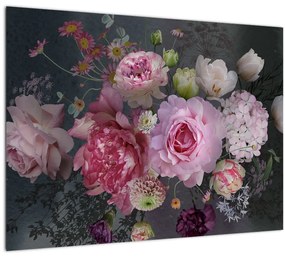 Obraz - Zahradní květy (70x50 cm)