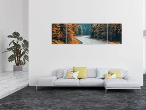 Obraz - Klikatící se silnice (170x50 cm)