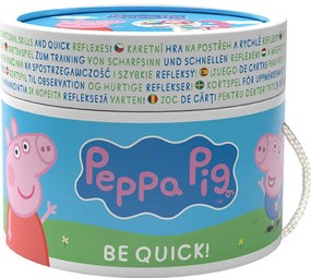 JIRI MODELS Hra karetní Postřeh! Peppa Pig v kulaté krabičce 8