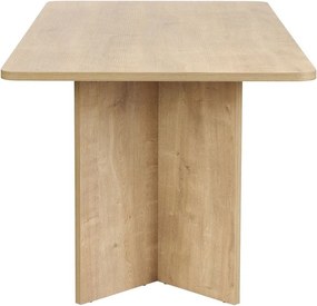 Jídelní stůl v dekoru dubu 90x180 cm Linza – Kalune Design