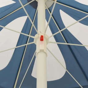Plážový slunečník modrý 240 cm 314712