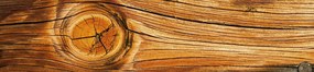 Postershop Samolepící omyvatelná tapeta za kuchyňskou linku - Dřevěný suk, 260x60 cm
