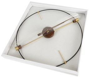 Dekorační kovové nástěnné hodiny v moderním minimalistickém stylu