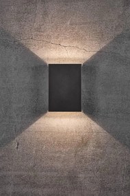 NOR 2019051003 Venkovní nástěnné svítidlo Fold 15 2x3,5W LED černá čirá - NORDLUX
