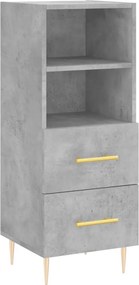Skříň highboard betonově šedá 34,5x34x180 cm kompozitní dřevo 3198909