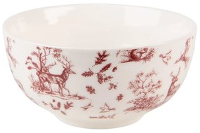 Porcelánová miska na polévku Pretty Forest - Ø 14*7 cm / 500 ml