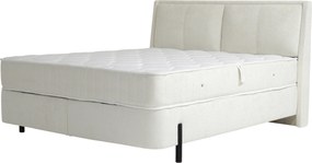 XXXLutz POSTEL BOXSPRING, 180/200 cm, bílá Hom`in - Postele s úložným prostorem - 002015004204