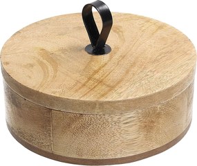 Dřevěná nádoba s víkem Cubero 19x12 cm