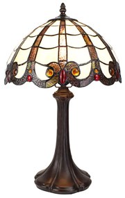 Stolní lampa Tiffany Maiya - 31*43 cm E27/max 1*60W