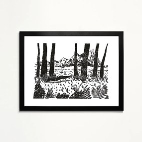 Pavla Baštanová | Koupání Rám: Bez rámu, Velikost: 30 x 40 cm