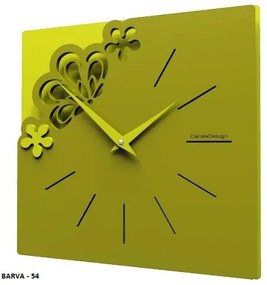 Designové hodiny 56-10-1 CalleaDesign Merletto Small 30cm (více barevných variant) Barva žlutý meloun-62 - RAL1028