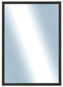 DANTIK - Zarámované zrcadlo - rozměr s rámem cca 50x70 cm z lišty Inclinata colori černá (3132)