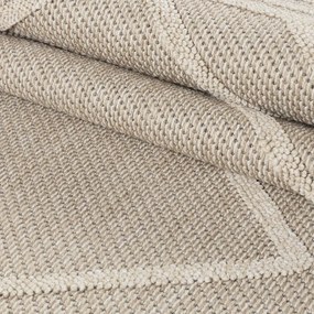 Ayyildiz, Kusový koberec Patara 4954 Beige – na ven i na doma, 140x200, béžová, chodba / předsíň