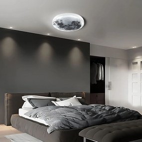 Toolight Moderní nástěnné LED osvětlení D40 Moon APP1806-CW