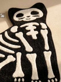 Sinsay - Koberec ve tvaru kočky s halloweenským motivem - vícebarevná