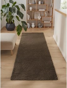 Tmavě hnědý vnitřní a venkovní běhoun 80x250 cm Southwark – Ted Baker
