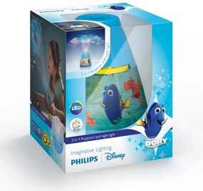 Philips 71769/90/16 - LED Dětský projektor DISNEY DORY LED/0,1W/3xAAA