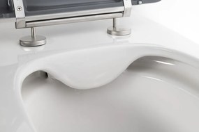 Sapho Sapho, DARIO RIMLESS WC kombi mísa s nádržkou, spodní/zadní odpad, bílá, MC102