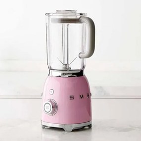 Stolní mixér Smeg 50's style BLF01PKEU / 800 W / 1,5 l / pastelově růžová