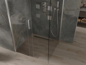 Mexen Omega sprchový kout 100x100cm, 8mm sklo, chromový profil-čiré sklo, 825-100-100-01-00