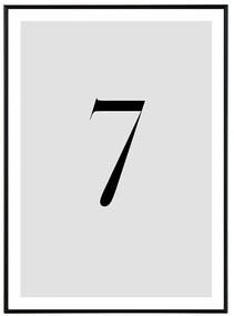 Number VII - 30x40 cm Obraz