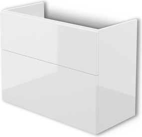Deante Tubo, závěsná skříňka 800x385x600 mm, bílá lesklá, DEA-STU_6U81