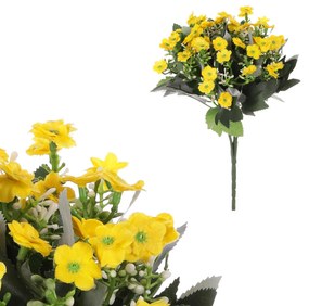 Kalanchoe puget, barva žlutá. Květina umělá S6031-YEL