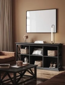LED černá stolní lampa Wetro