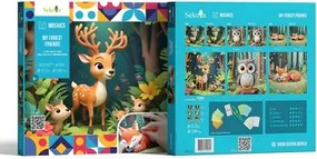SEKOIA Mozaika Lesní zvířátka / 6 předloh / 1000+ kamínků / od 5 let