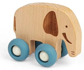 Bigjigs Toys Zvířátko na kolečkách Safari Slon