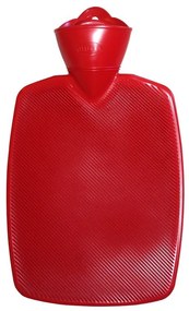 Termofor Hugo Frosch Classic, bez obalu, 1,8 l, červená