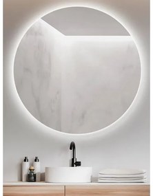 Amirro Ambiente Ronde Kruhové zrcadlo 120 cm s LED podsvícením, 411-170