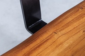 Designová lavice s opěrkou Massive Honey 200 cm akácie 40mm