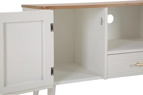 Designový TV stolek Gerlinde 117 cm bílý