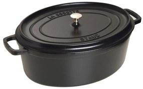 Staub Cocotte hrnec oválný 41 cm/12 l černý, 40509-509