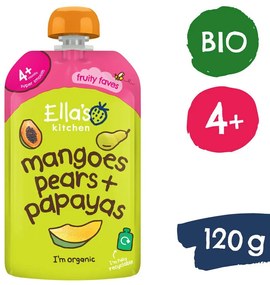 Ella's Kitchen BIO Mango, hruška a papája (120 g)