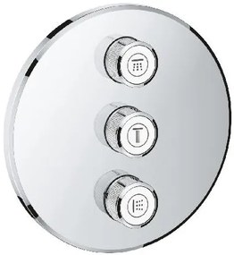 Grohe Grohtherm SmartControl - Třícestný ovladač pod omítku, chrom 29122000