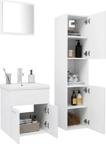 Set koupelnového nábytku bílý dřevotříska 3071126