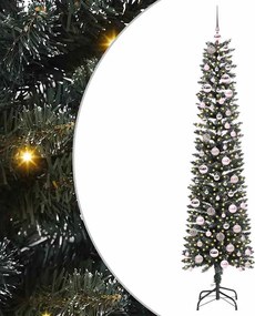 Umělý vánoční stromeček Zelená 210 cm PVC, plast a ocel 3395954