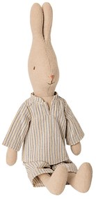 Maileg Zaječí kluk v pyžamu 31cm, béžová barva, textil