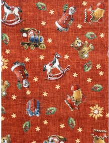 Červený/zelený kulatý koberec s vánočním motivem ø 160 cm Toy's Delight Nostalgic Noel Red Green – Villeroy&amp;Boch