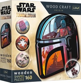 Dřevěné puzzle trefl wood craft origin puzzle the mandalorian 160 dílků