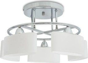 vidaXL Stropní svítidlo s eliptickými stínidly na 5 žárovek E14 200 W [50494]