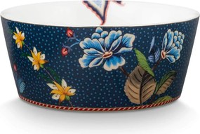 Pip Studio dárková sada misek a hůlek Oriental Berry Blues Blue (Porcelánová sada dvou misek 15 cm a dřevěných hůlek )