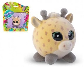 TM Toys Zvířátko Flockies Žirafa Gina fliška 4 cm