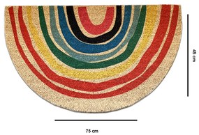 Conceptum Hypnose Kokosová rohožka Porque, Vícebarevná, 45 x 75 cm