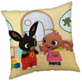 Jerry Fabrics Polštářek Králíček Bing 051 40x40 cm