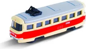 RAPPA Kovová česká retro tramvaj mini 8.5 cm / od 3 let